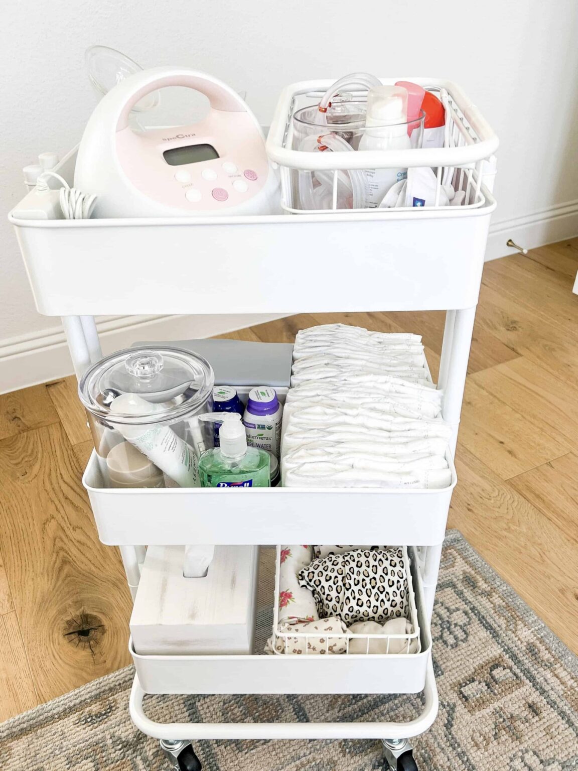 My Postpartum and Newborn Cart - Taryn Newton