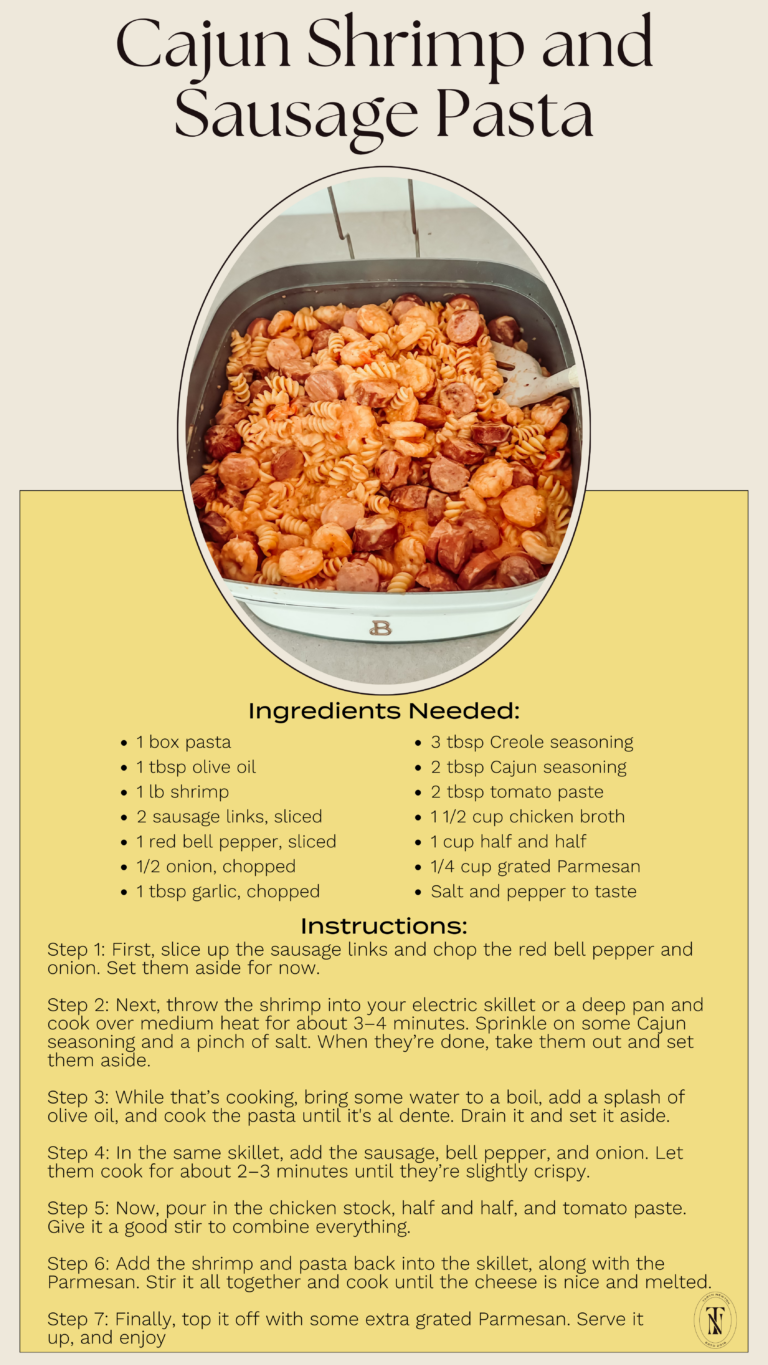 Kid Approved: Cajun Shrimp and Sausage Pasta Recipe - Taryn Newton